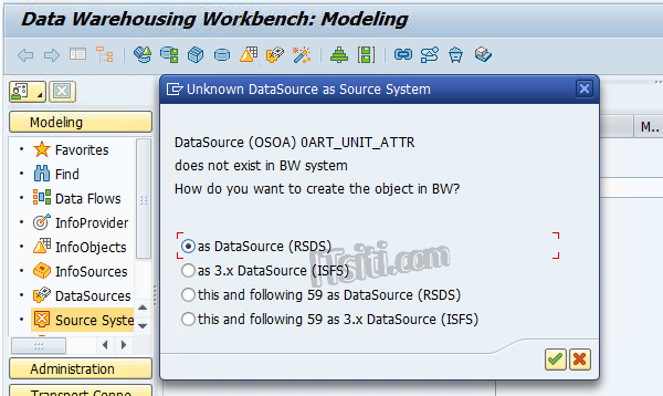 Rsa1 Create Source System Connection To Sap System 0601